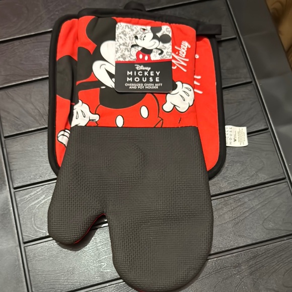 Disney | Kitchen | Disney Mickey Mouse Red And Black Kitchen Set | Poshmark